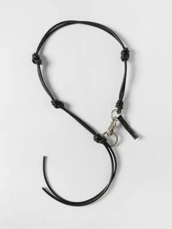 Our Legacy Ladon Leather Necklace - Black