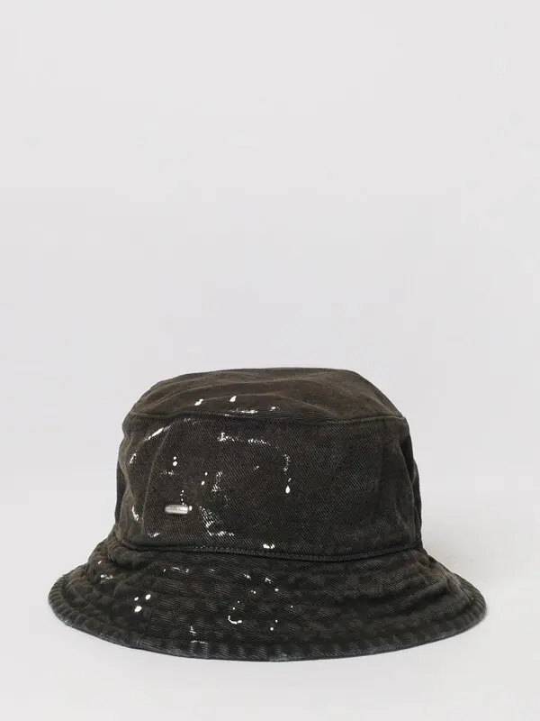 Our Legacy Nebula Paint Splatter Cotton Twill Bucket Hat - Black