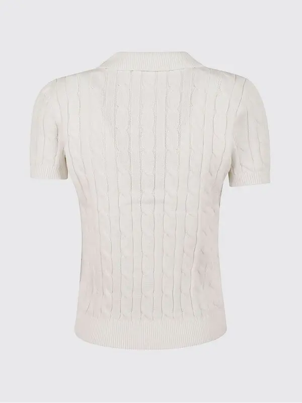 Ralph Lauren Cotton Knit Short Sleeve Polo - White