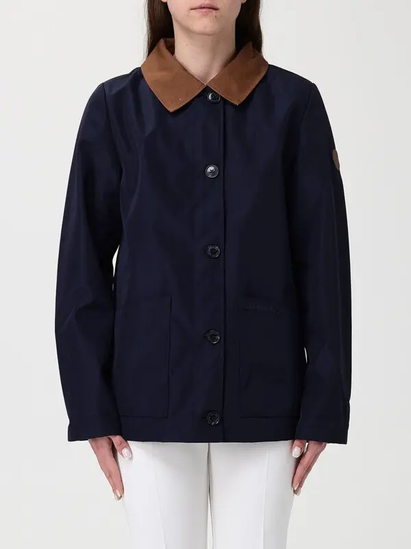 Ralph Lauren Short Jacket With Classic Collar - Blue