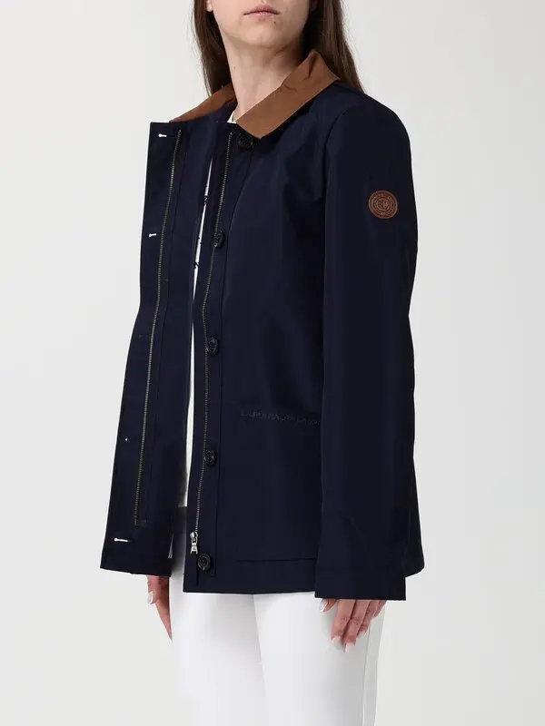 Ralph Lauren Short Jacket With Classic Collar - Blue