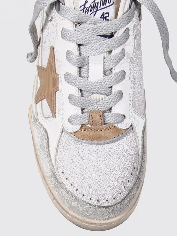 GOLDEN GOOSE Forty2 Low Top Sneakers In Mixed Leather