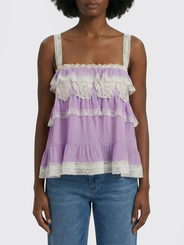 Alberta Ferretti Top - Violet