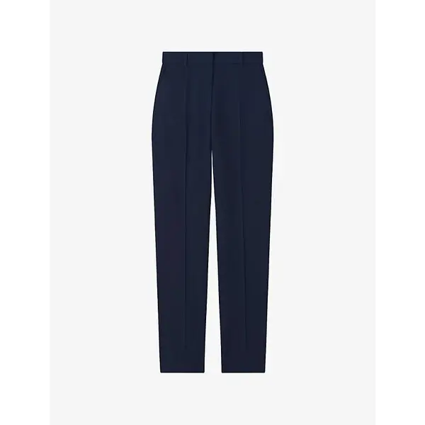 JOSEPH Colburn Comfort Slim-fit Cady Trousers - Indigo