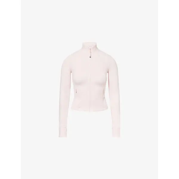 Lululemon Define Nulu Cropped Stretch-woven Jacket - Pink Pearl