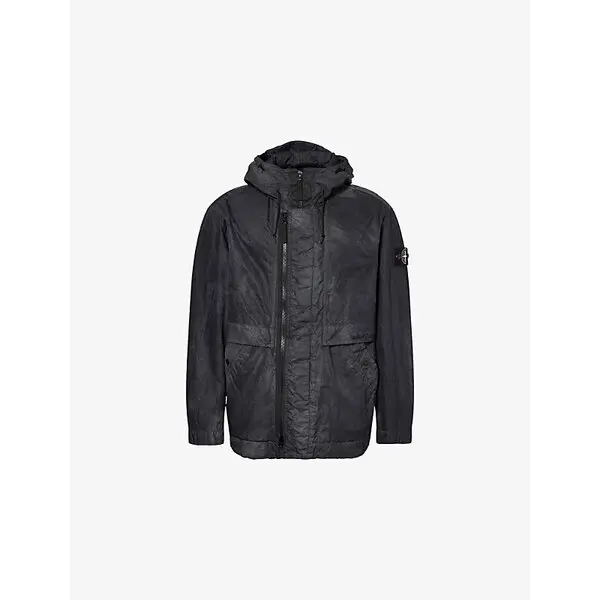 Stone Island Reflective Zip-through Nylon Parka