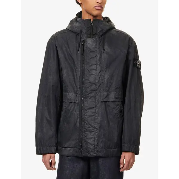 Stone Island Reflective Zip-through Nylon Parka