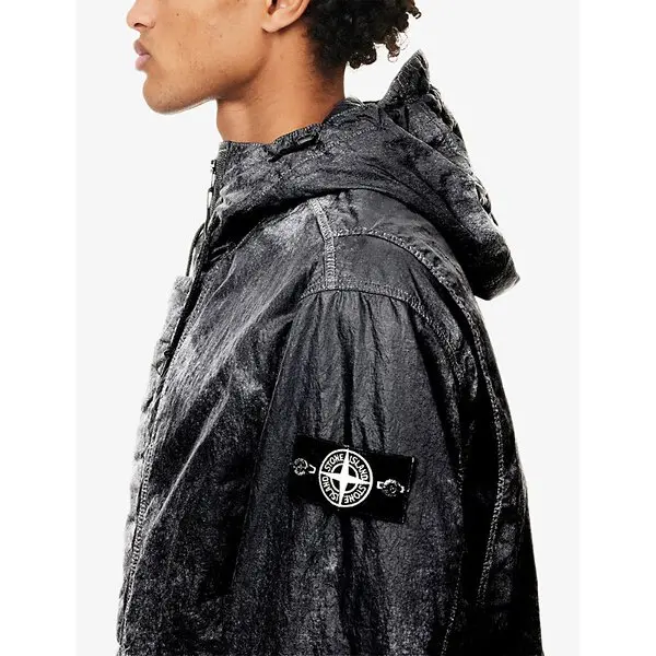 Stone Island Reflective Zip-through Nylon Parka
