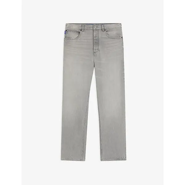 Hugo Faded Baggy-fit Jeans - Medium Grey