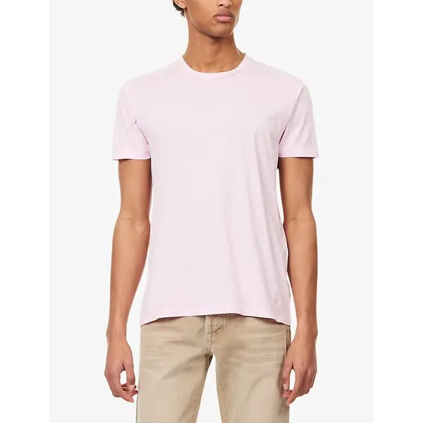 TOM FORD Relaxed-fit Crew-neck Cotton And Silk-blend T-shirt