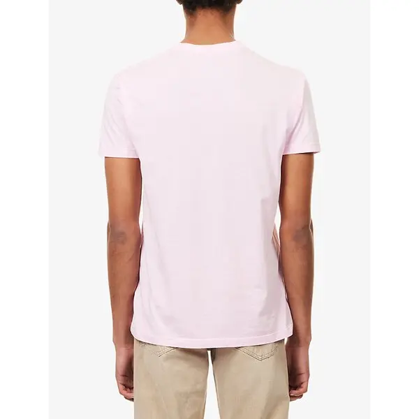 TOM FORD Relaxed-fit Crew-neck Cotton And Silk-blend T-shirt