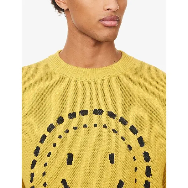 HERESY Smiler Motif Cotton Jumper