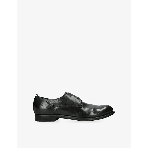 Officine Creative Chronicle Leather Derby Shoes - Black