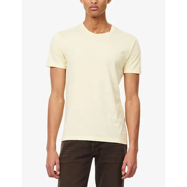 TOM FORD Relaxed-fit Crew-neck Cotton And Silk-blend T-shirt
