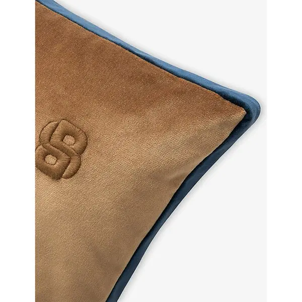 BOSS B Velvet Square Cushion Cover