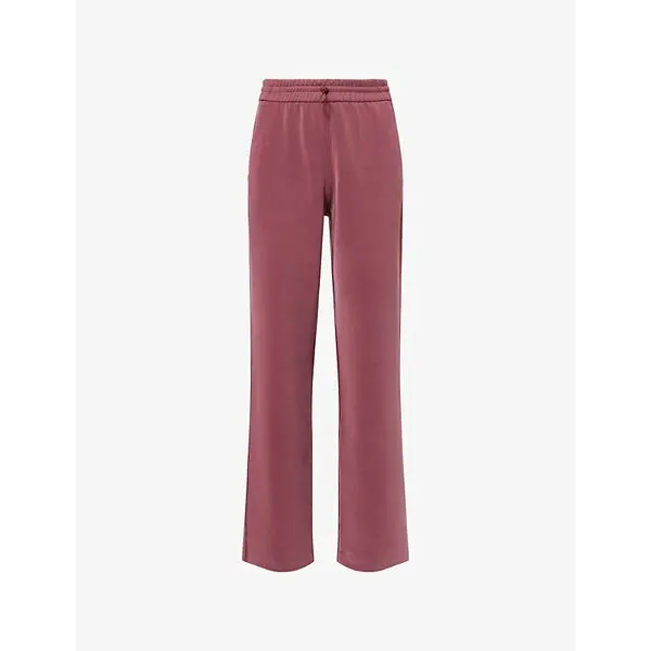Lululemon Softstreme High-rise Straight-leg Stretch-woven Trousers - Burgundy Bay