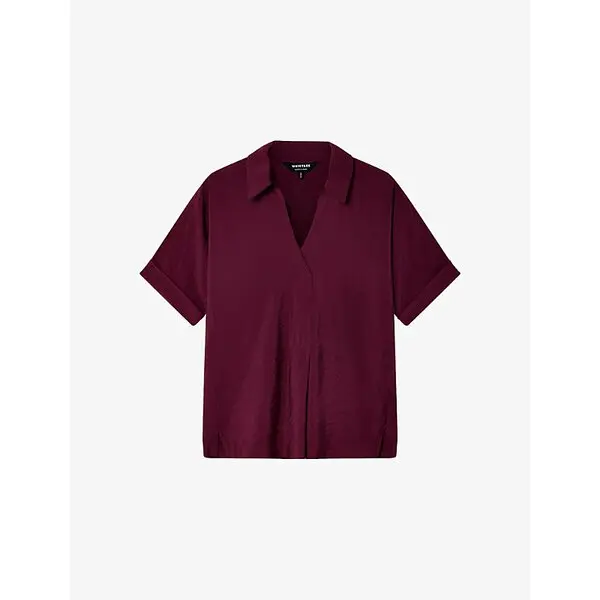 Whistles Relaxed-fit Woven Shirt - Purple