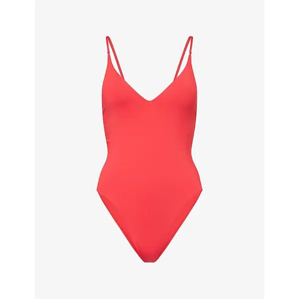 Seafolly Collective V-neck Swimsuit - Cosmo Red
