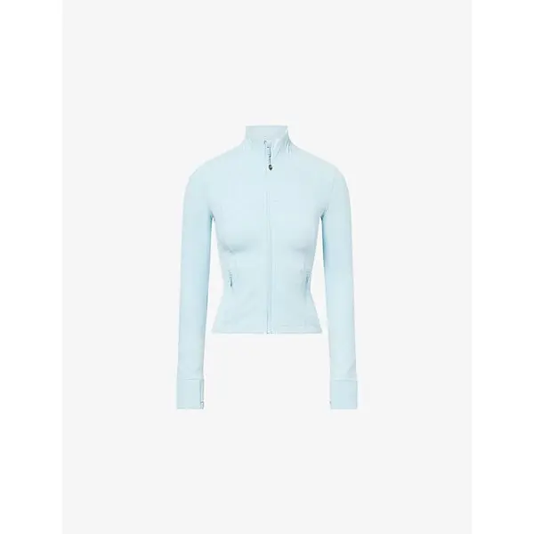Lululemon Define Nulu Cropped Stretch-woven Jacket - Foam Cloud