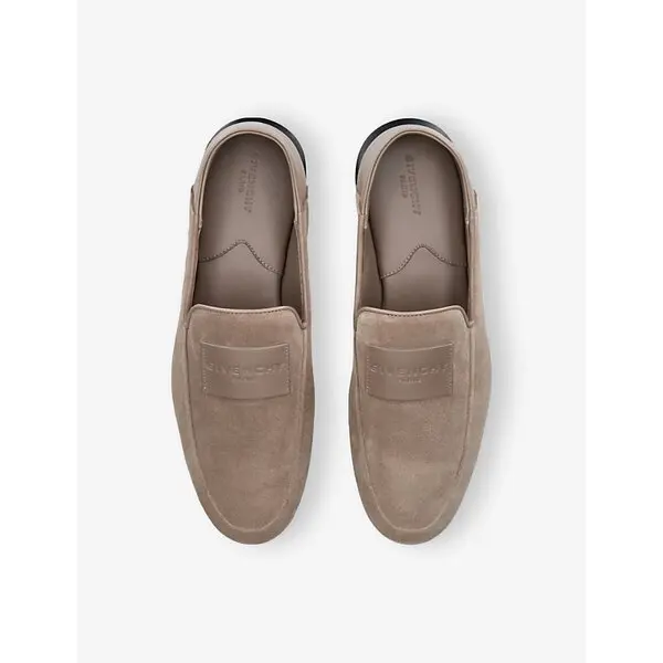 Givenchy Label Suede Loafers