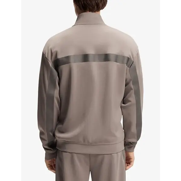 Hugo Logo-print Relaxed-fit Woven Tracksuit Top