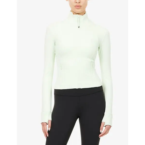 Lululemon Define Nulu Cropped Stretch-woven Jacket