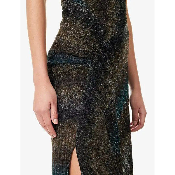 Missoni Snake-pattern Halterneck Gown