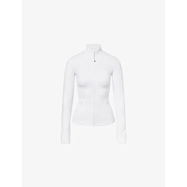 Lululemon Define Nulu High-neck Stretch-woven Jacket - White