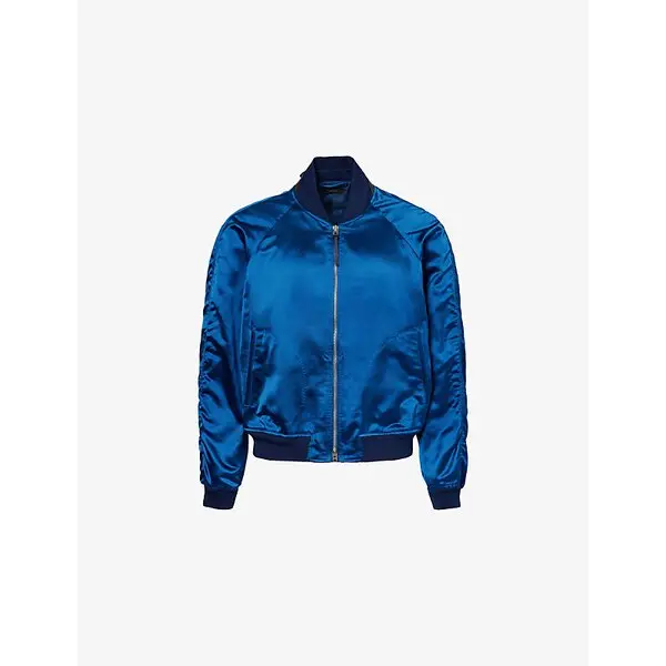 TOM FORD Structured Silk Bomber Jacket