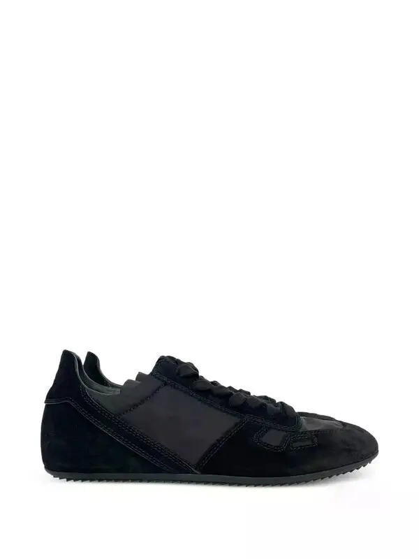 Rick Owens Lace-up Panelled Sneakers - Black