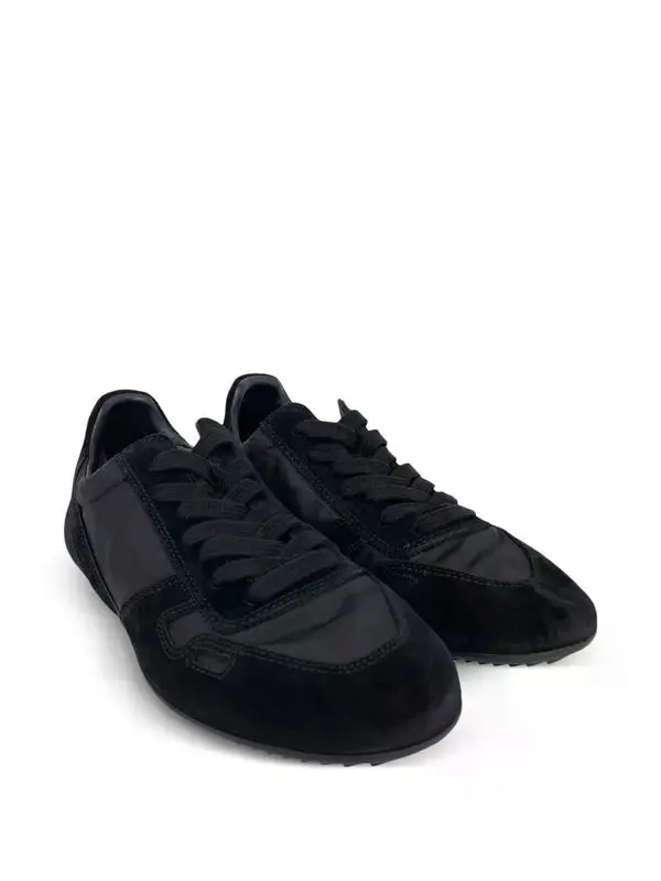Rick Owens Lace-up Panelled Sneakers - Black
