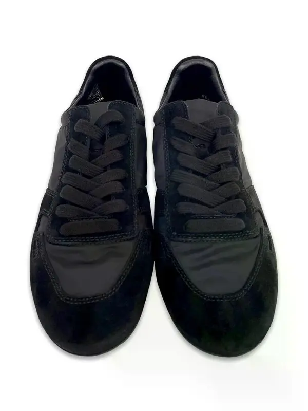 Rick Owens Lace-up Panelled Sneakers - Black
