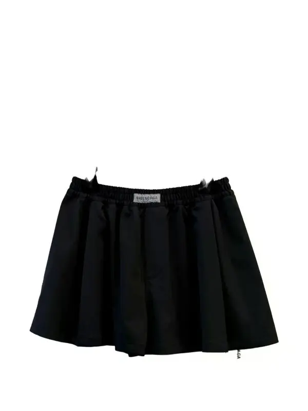 Balenciaga Elasticated-waistband Boxer Shorts - Black