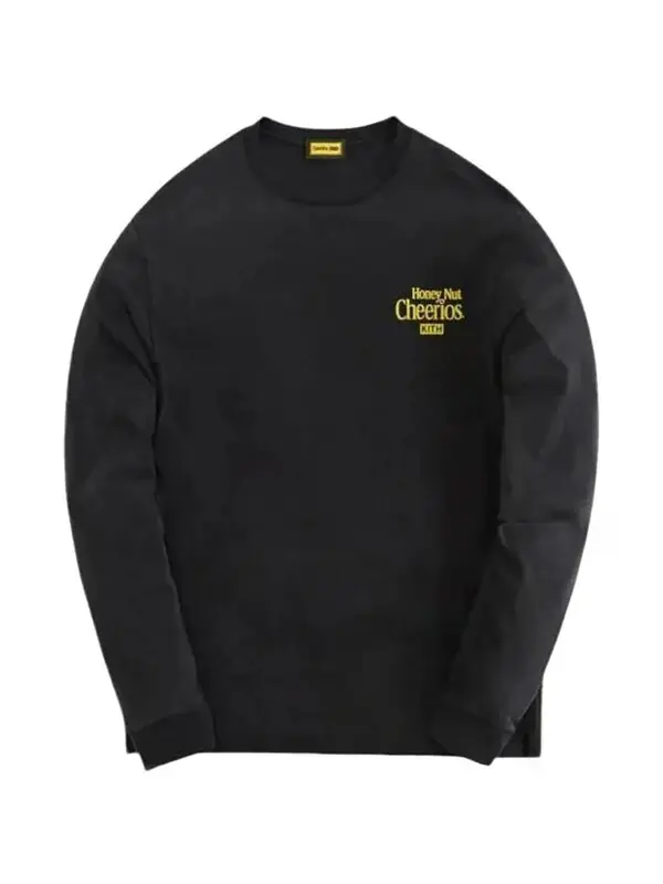 Kith Cheerios Cereal Box Long-sleeves T-shirt - Black