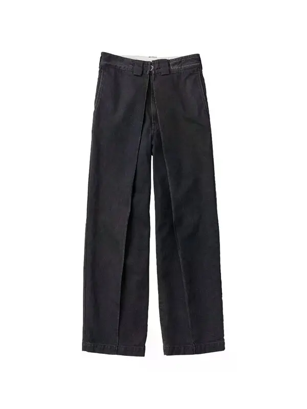 KURO Bigtuck Denim Trousers - Grey