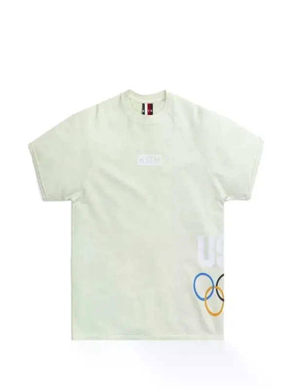Kith Team Usa 5 Rings Howard Crew-neck T-shirt - Green