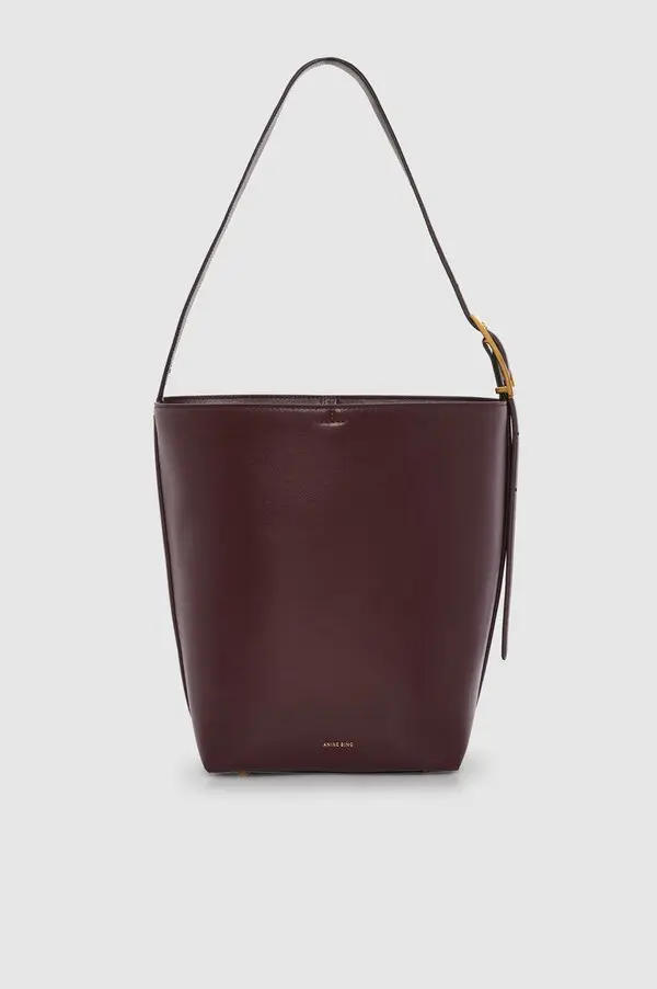 ANINE BING Elly Bucket Bag - Fig