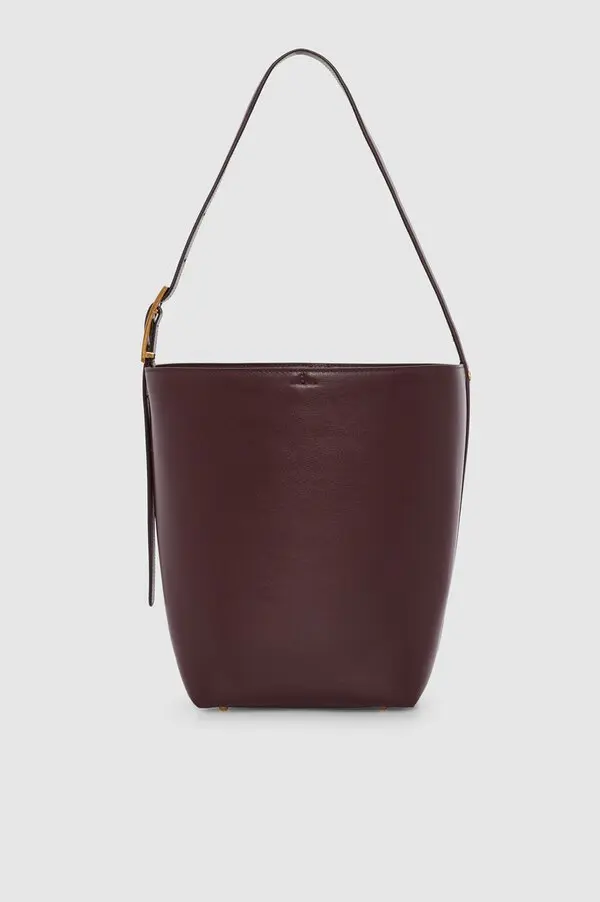 ANINE BING Elly Bucket Bag - Fig