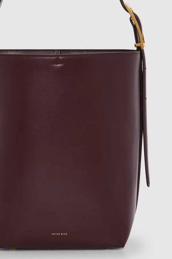 ANINE BING Elly Bucket Bag - Fig