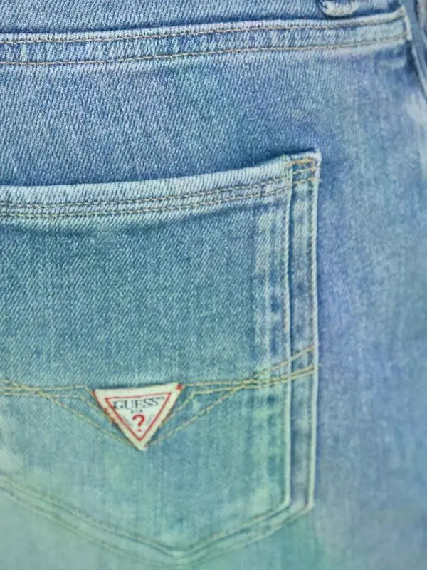 Guess Logo Detail Five-pocket Jeans