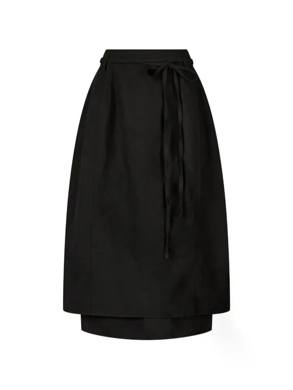 STUDIO TOMBOY Tie Wrap Skirt - Black