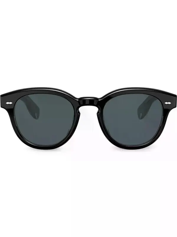 Oliver Spencer Cary Grant Round-frame Sunglasses - Black