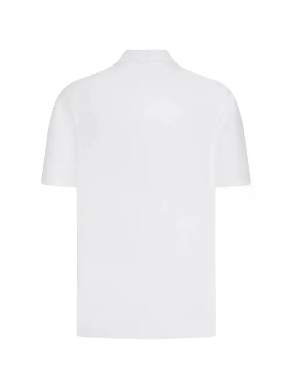 Kiton Zip Cotton Polo Shirt