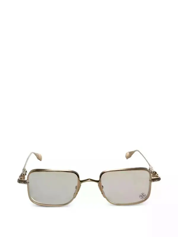 Chrome Hearts Square-frame Glasses - Gold