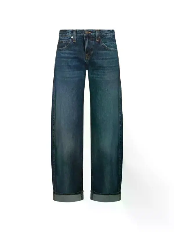 Khaite Cuffed Jeans