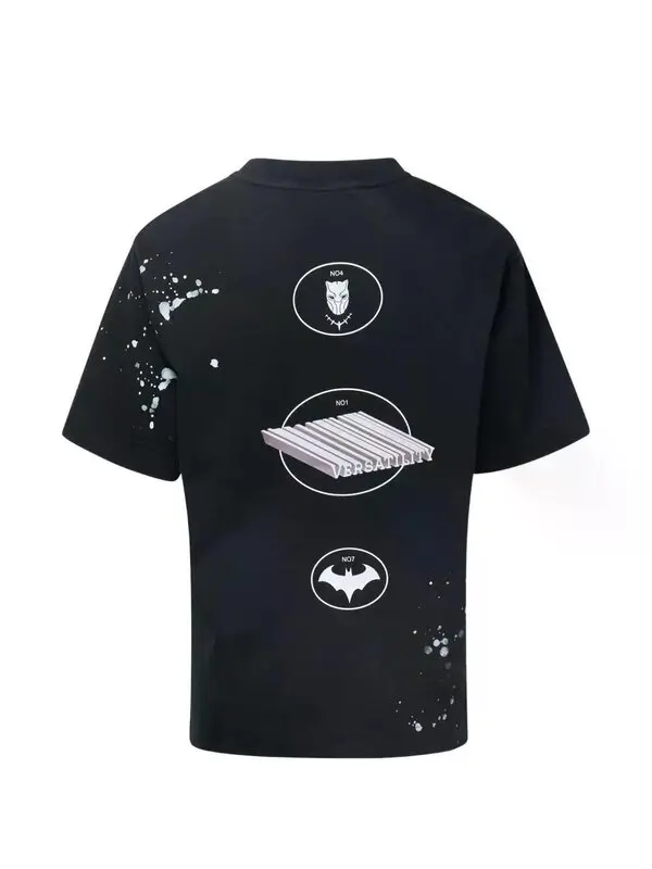 ORDINARY COUTURE CODE Third Dimension Splatter T-shirt