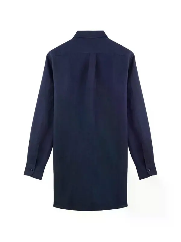 Vilebrequin Linen Mini Shirt Dress - Blue