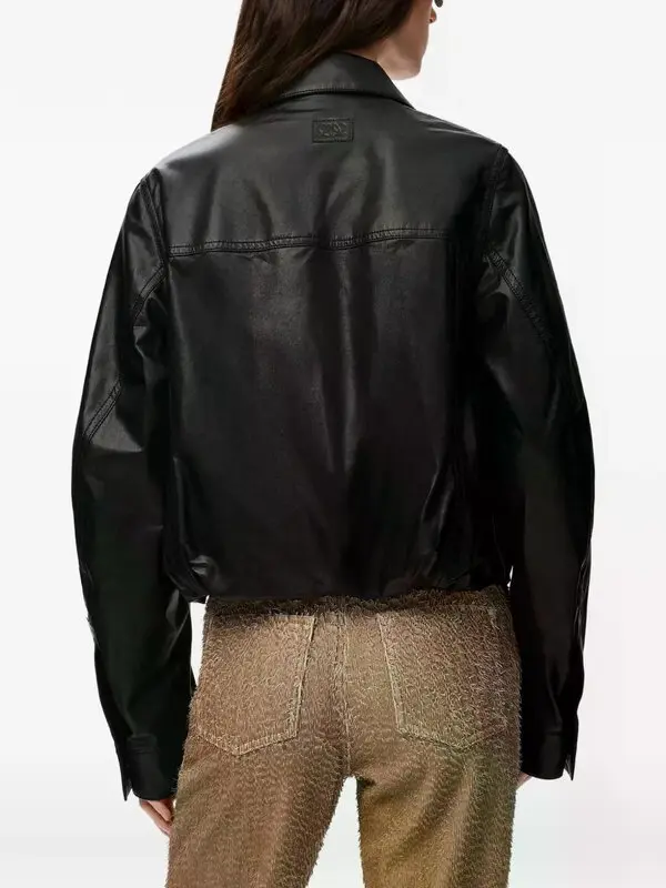 Loewe Cropped Button-up Jacket - Black