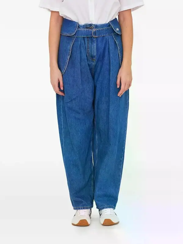 Loewe Anagram Detail Jeans - Blue