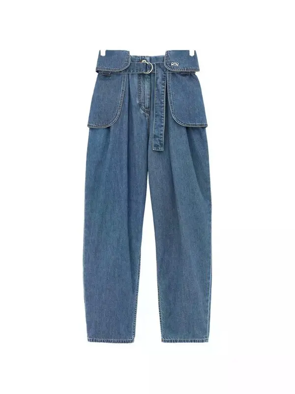 Loewe Anagram Detail Jeans - Blue